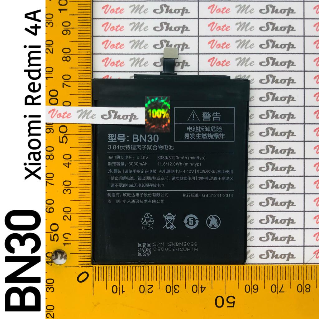 Jual Baterai Batre REDMI 4A Battery BN 30 Batre BN30 Original | Shopee Indonesia