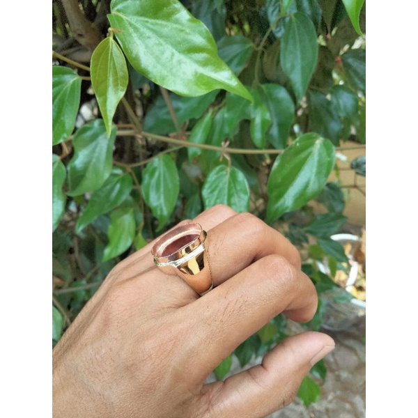 Jual cincin emban Y25 bahan swasa | Shopee Indonesia
