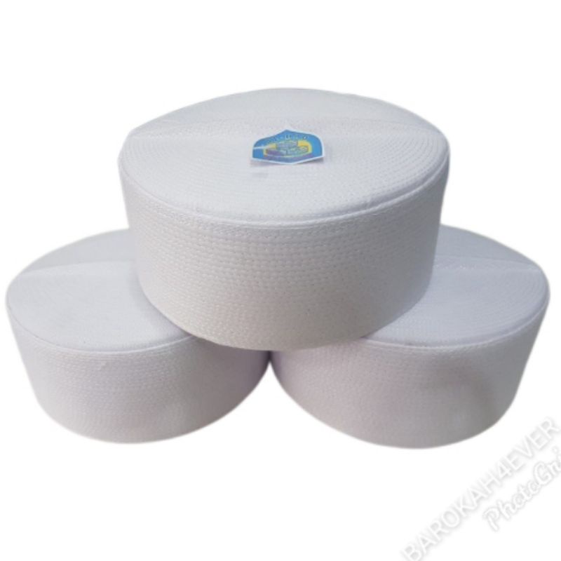 Jual Kopiah Putih Kopyah Putih Peci Putih Songkok Putih AL HAQ | Shopee ...