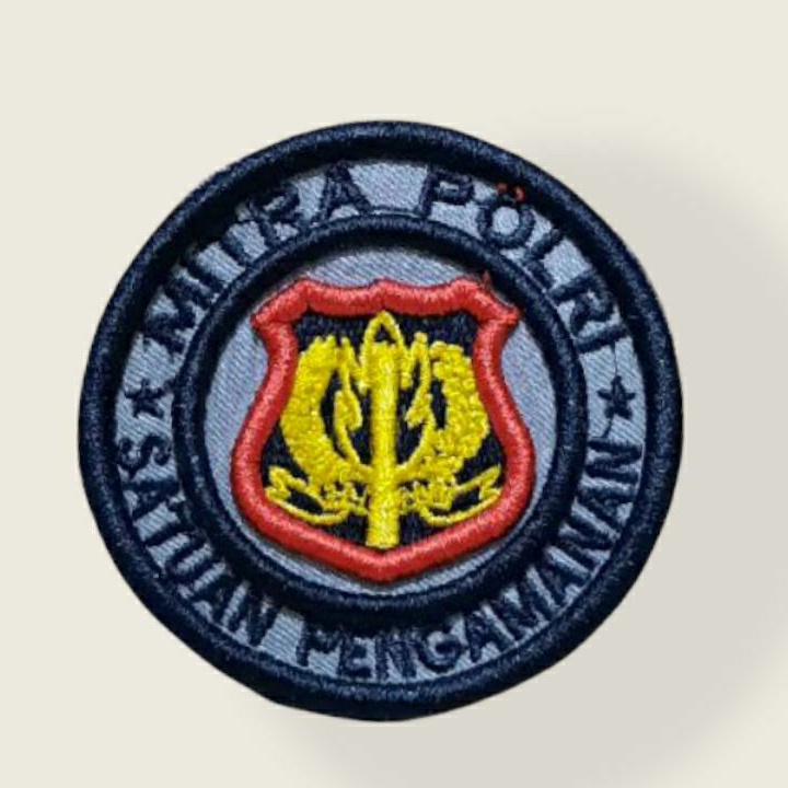 Jual MITRA POLRI BORDIR TIMBUL 3D SATPAM DASAR COKLAT | Shopee Indonesia