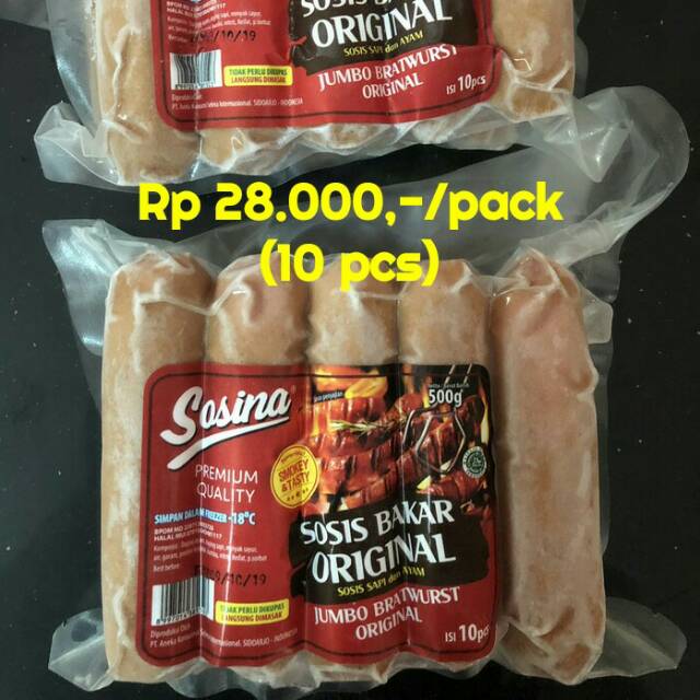 Jual SOSIS BAKAR (SOSINA) | Shopee Indonesia