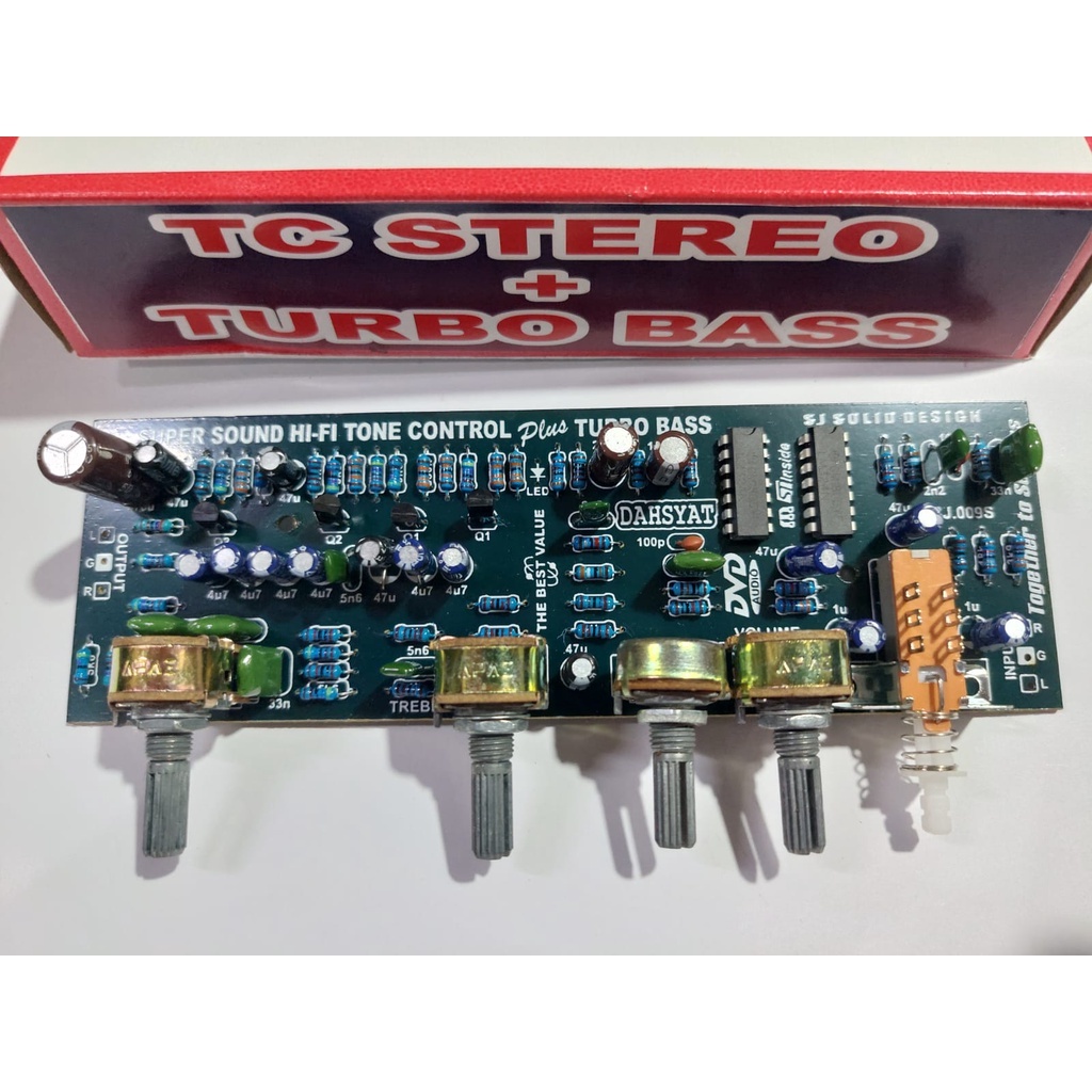 Jual KIT TONE CONTROL STEREO PLUS TURBO BASS DC 12V | Shopee Indonesia