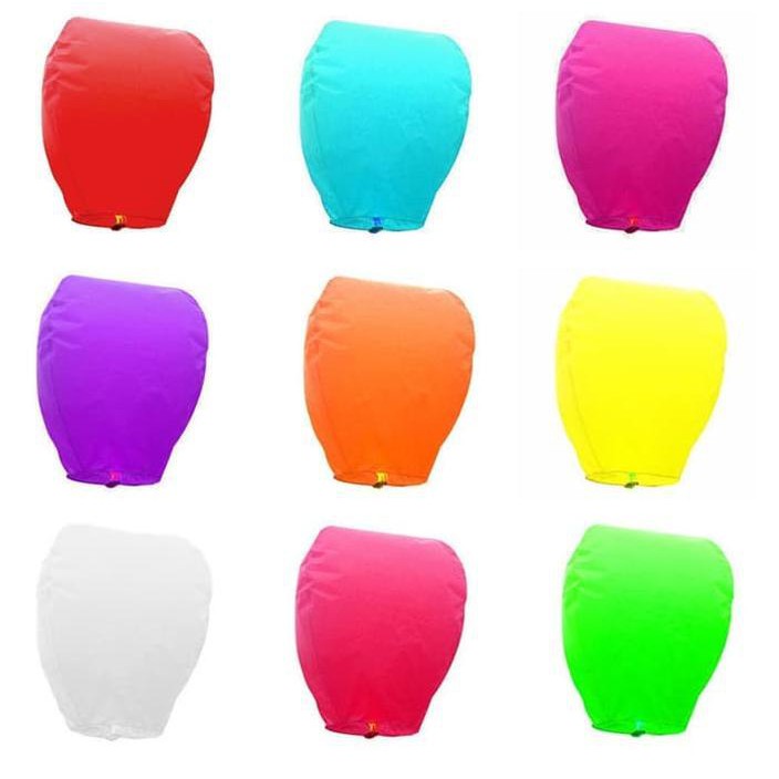 Jual SALE Lampion Terbang Fly Sky Lantern Lentera Fire Balon Cocok ...