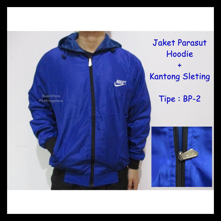 Jual Ina Jaket Nike Parasut Windrunner Biru Jaket Training Jogging ...
