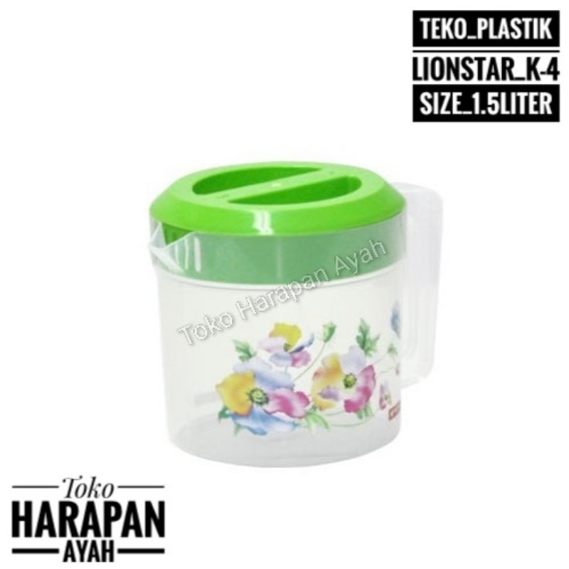 Jual Lion Star Teko Kecil / Water Jug Mini Transparant 1.5 Liter | Shopee Indonesia