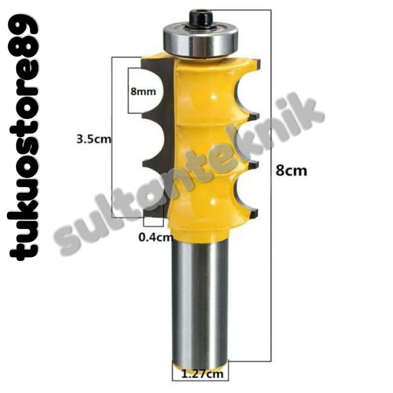 Jual mata router molding / mata profil molding / mata router molding ...