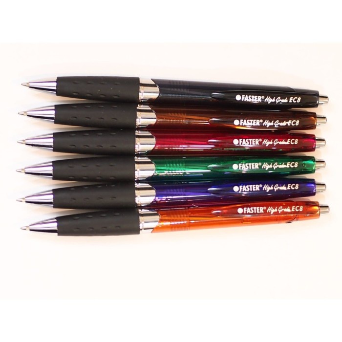 Jual FASTER - Pulpen Ballpoint Bulpen Faster EC-8 - 0.7mm | Shopee ...