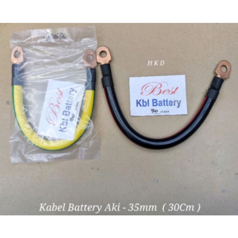 Jual KABEL BATERAI AKI 35MM(30CM) MOBIL/KABEL BATTERY ACCU MOBIL 35MM(30CM)BEST | Shopee Indonesia