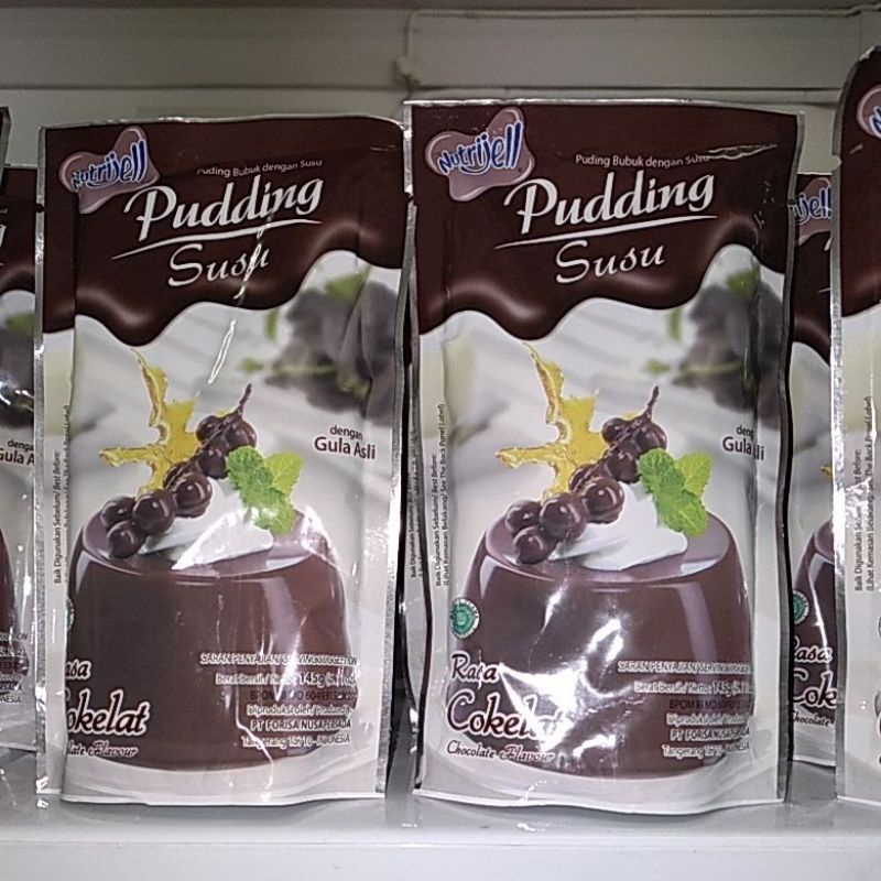 Jual Nutrijell Puding Instan Susu Rasa Coklat Pouch 145 g | Shopee ...