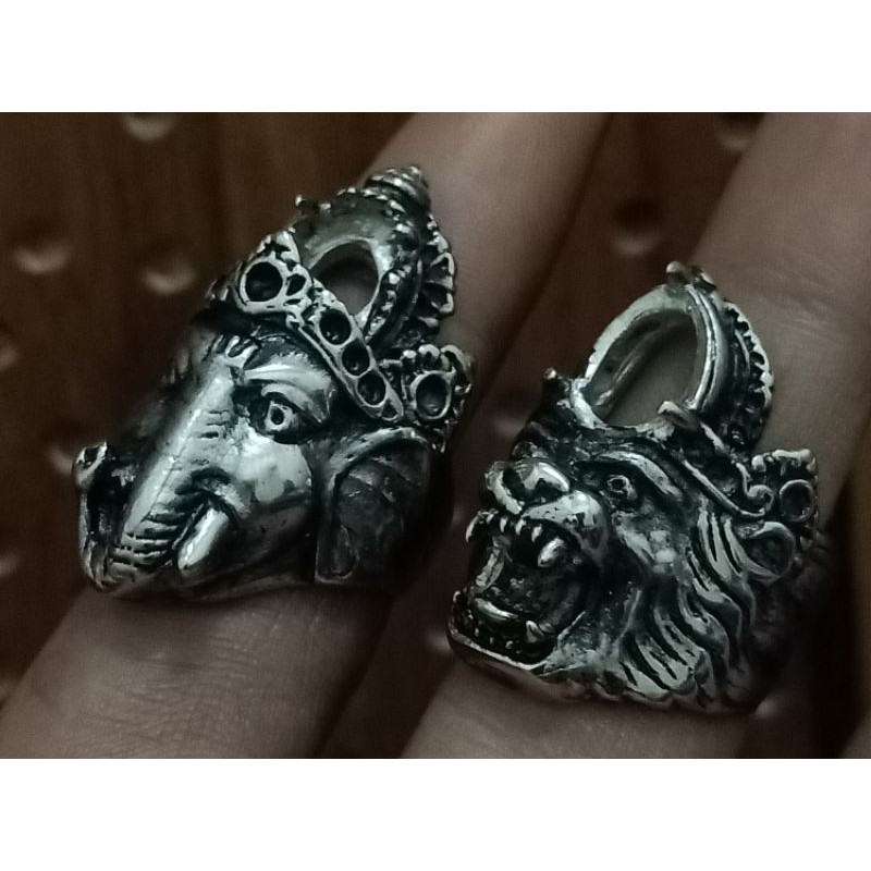 Jual ring Ganesha dan singa barong | Shopee Indonesia