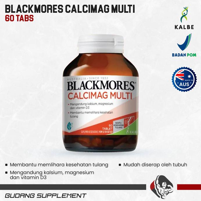 Jual Blackmores Calcimag Multi 60 Tablets Kesehatan | Shopee Indonesia