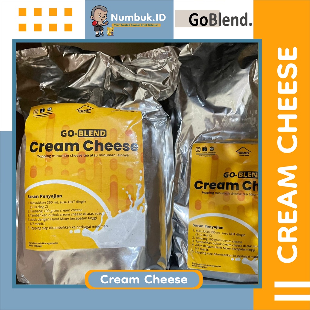 Jual Topping Minuman Rasa Cheese Cream/Cheese Cream Powder Drink ...