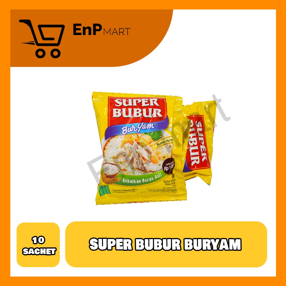 Jual Super Bubur Buryam - 1 renceng 10 Sachet | Shopee Indonesia