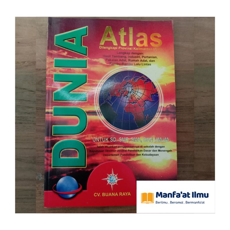 Jual Atlas Peta Indonesia dan Dunia - Ukuran Besar | Shopee Indonesia
