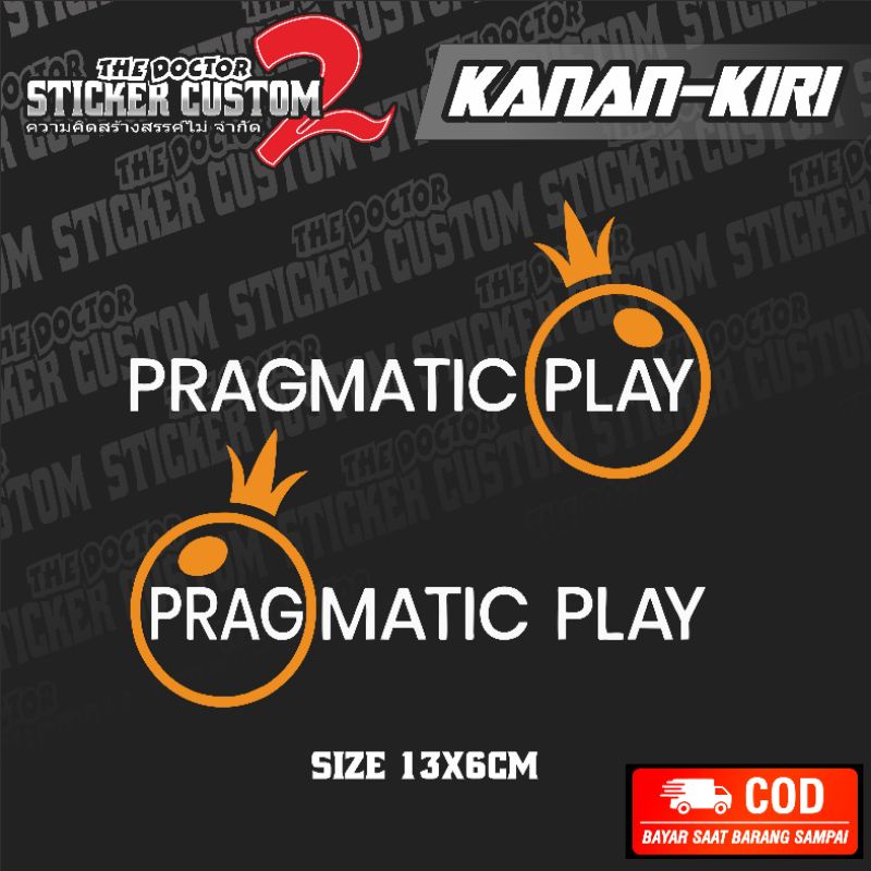 Jual Stiker pragmatic play kanan kiri Sticker cutting terbaru Keren ...