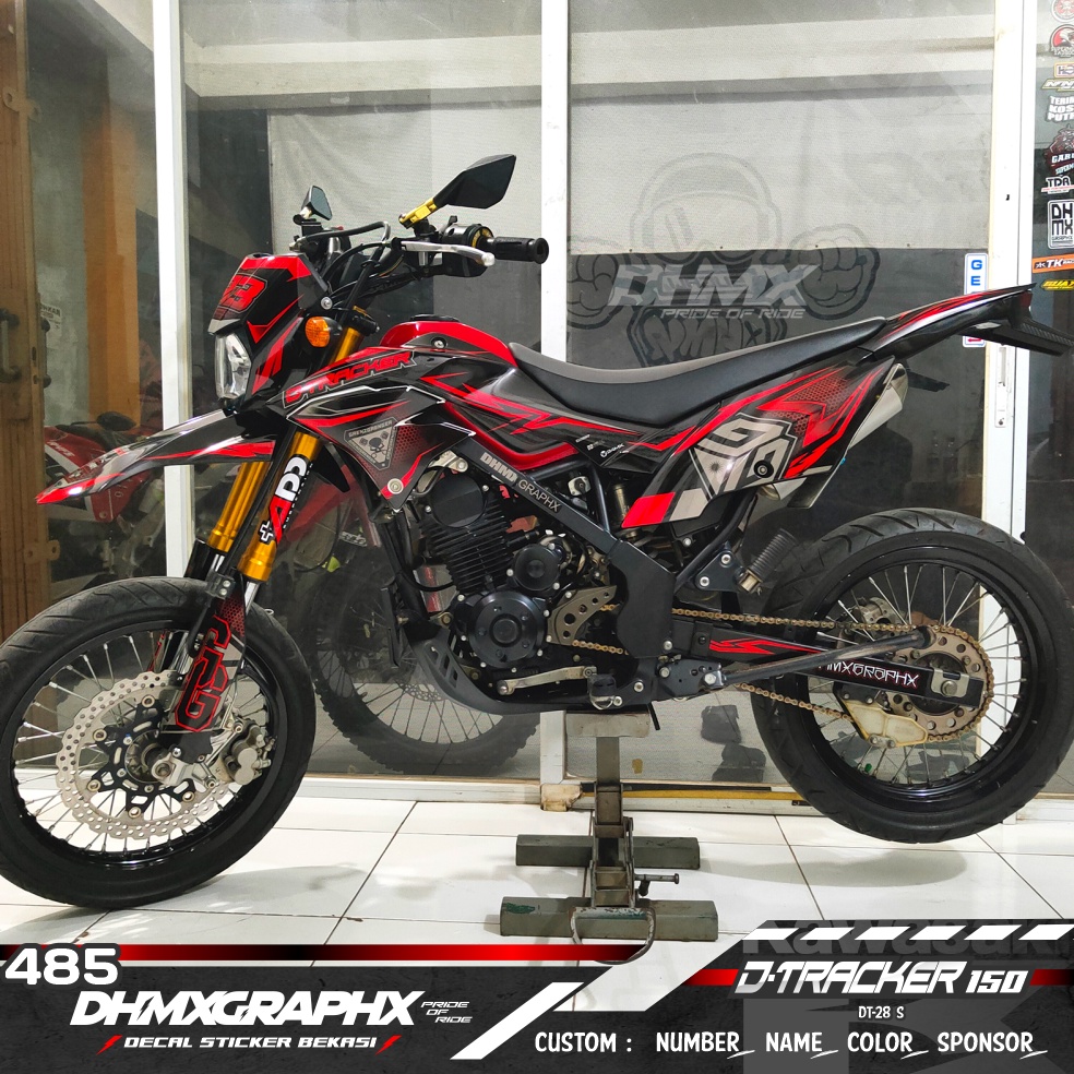 Jual DHMX Decal Sticker D Tracker D-Tracker 150 (DT-28 S) | Shopee Indonesia