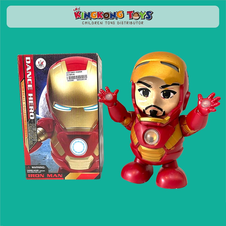 Jual MAINAN ROBOT DANCE HERO SPIDERMAN HULK IRONMAN BATMAN / MAINAN ...