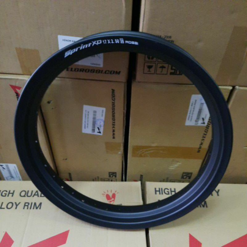 Jual VELG PELEK RIM V ROSSI SPRINT XD RING 17×250 HOLE 36/28 BLACK DOFT ...