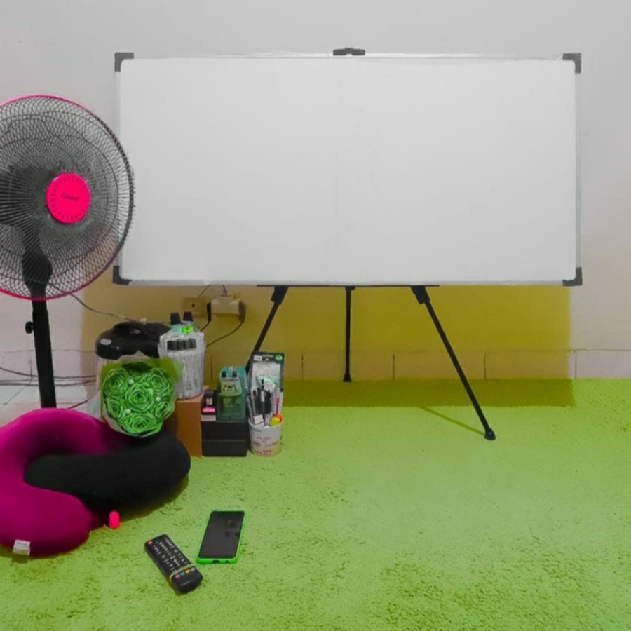Jual Standing Papan Tulis White Board / Stand Whiteboard | Shopee Indonesia