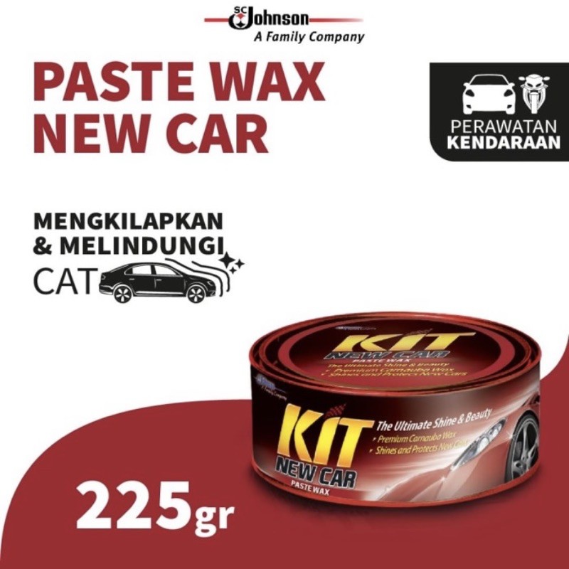 Jual KIT NEW CAR PASTE WAX KALENG MERAH 225gram | Shopee Indonesia
