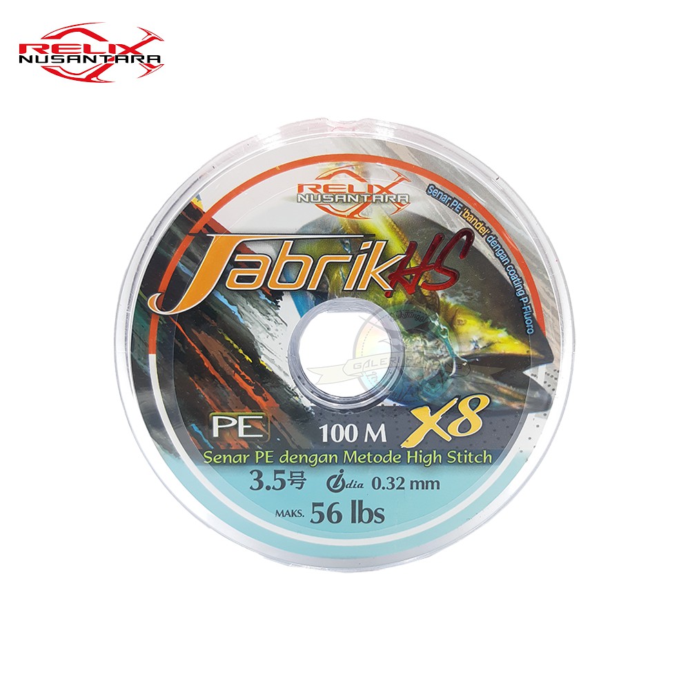 Jual Senar PE Relix Nusantara Jabrik HS X8 100M - Connecting - Rainbow | Shopee Indonesia