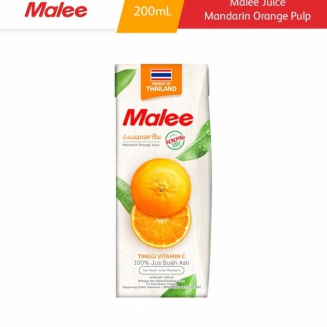 Jual Malee Mandarin Orange Juice 200ml - Jus Jeruk Mandarin | Shopee ...