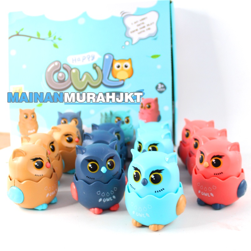 Jual MAINANAN ANAK MURAH HAPPY OWL 3833 ROBOT BURUNG HANTU UNIK DAPAT ...