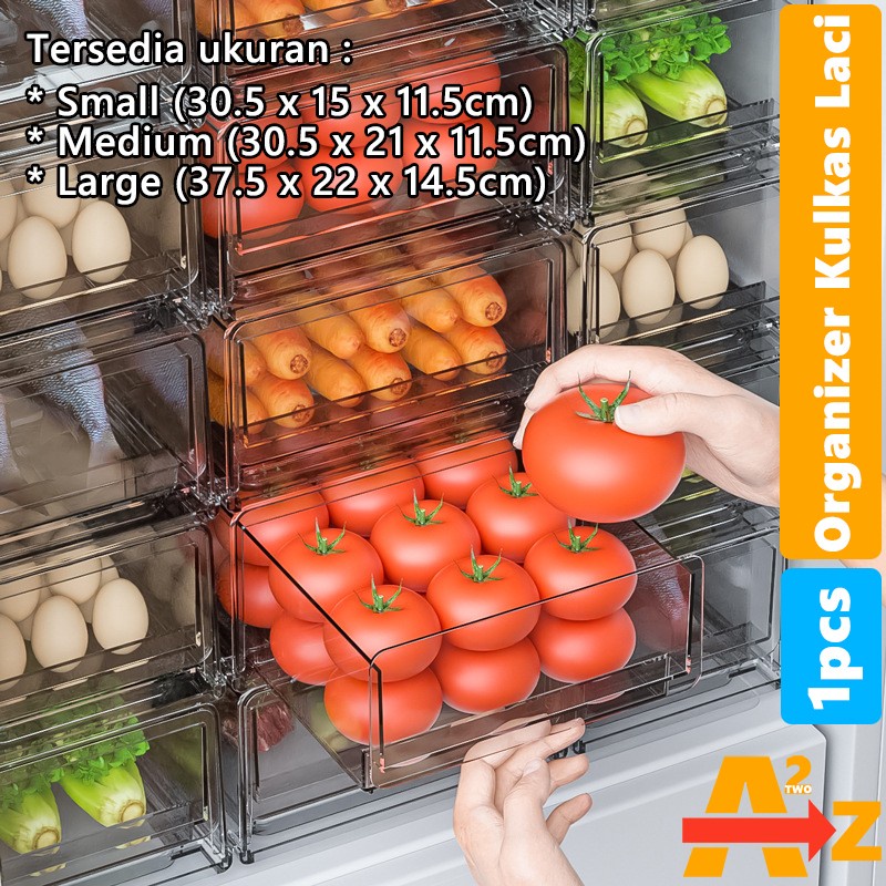 Jual Organizer Kulkas Rak Kulkas Mika Bening Refrigerator Organizer ...