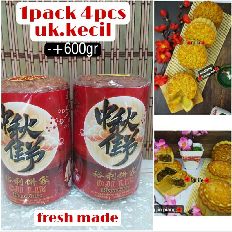 Jual MOONCAKE KUE BULAN DJI LIE uk kecil , TIONG CIU PIA TAUSA PIA ...