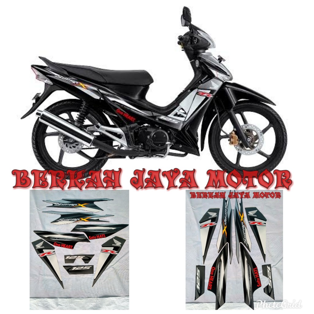 Jual STICKER BODI LIS BODY STRIPING MOTOR HONDA SUPRA X 125 TAHUN 2012 ...