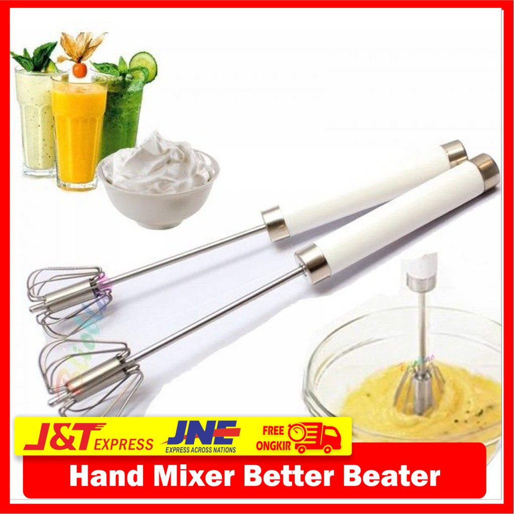 Jual (ISI 2) Hand Mixer otomatis Tanpa Baterai dan Listrik - Pengaduk ...