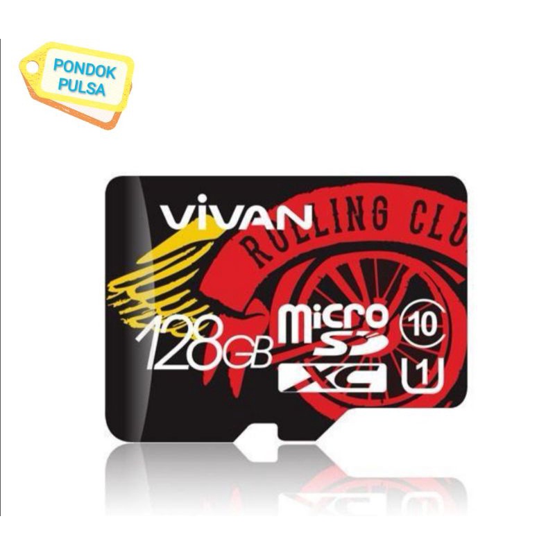 Jual Memory Card VIVAN 128GB Class 10 Micro SD TF Card | Shopee Indonesia