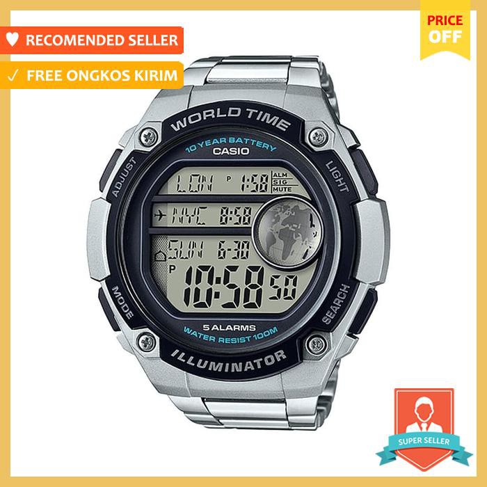 Jual Jam Tangan Pria Digital Casio Standard Ae 3000Wd 1Av Original | Shopee Indonesia