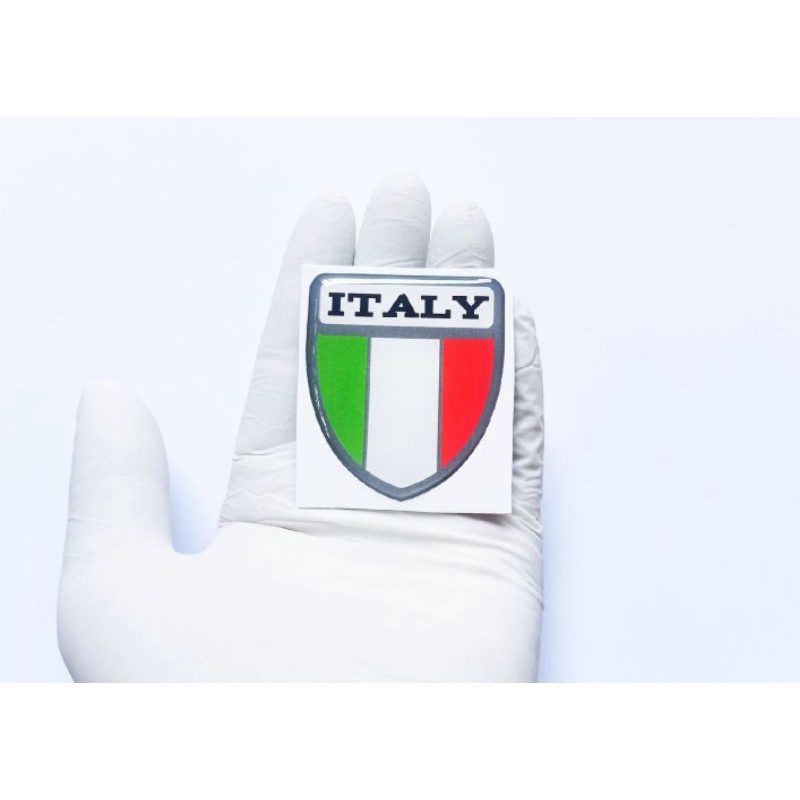 Jual Stiker timbul Bendera Italy | Shopee Indonesia