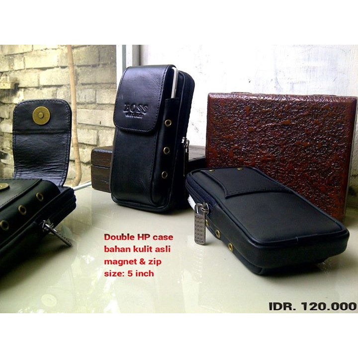 Jual DOMPET SMARTPHONE KULIT ASLI BOSS DBS01,DOMPET HP KULIT ASLI ...