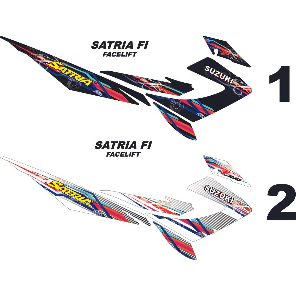 Jual STICKER BABYLOOK CUSTOM SATRIA FU THAILAND FACELIFT STICKER ...