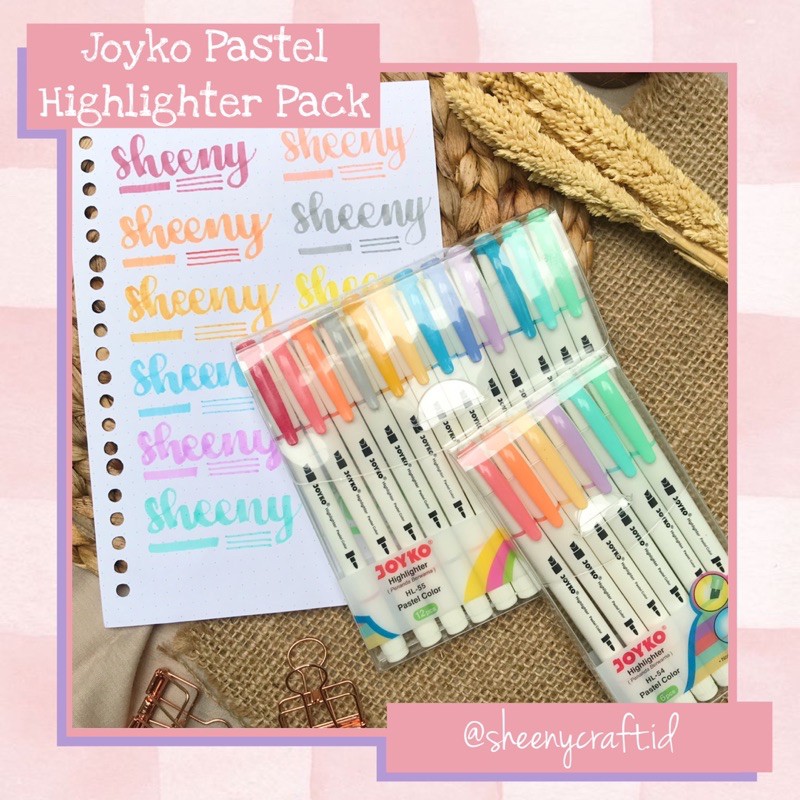 Jual Joyko Pastel Highlighter Pack | Shopee Indonesia