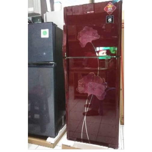 Jual Kulkas polytron 2 pintu, gambar bunga | Shopee Indonesia