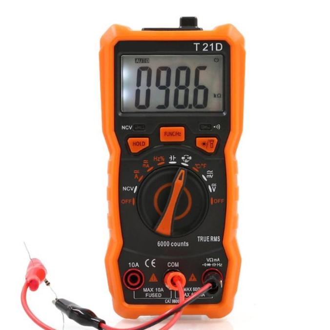 Jual Kiss T21D Digital Multimeter True Rms Dc/Ac Voltage Current Meter ...