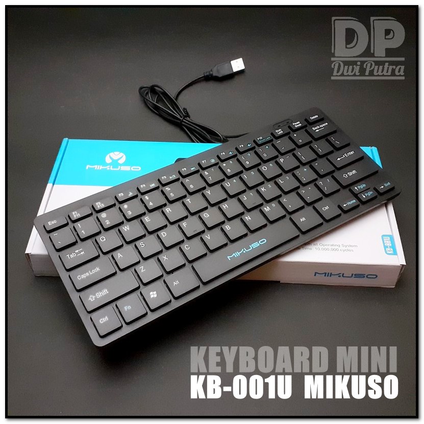 Jual KEYBOARD MINI MIKUSO USB // KB-001U // KB-003U // CHOCOLATE OFFICE ...