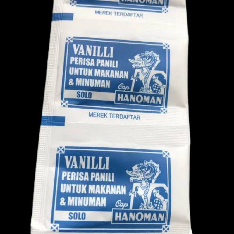 Jual VANILLI CAP HANOMAN RENTENG ISI 10 PCS / BUBUK PERISA VANILLA ...