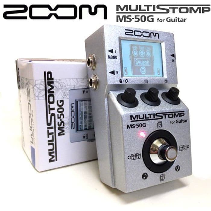 Jual Zoom MS50G / MS 50G / MS-50G Multi Stompbox Pedal Efek Gitar ...