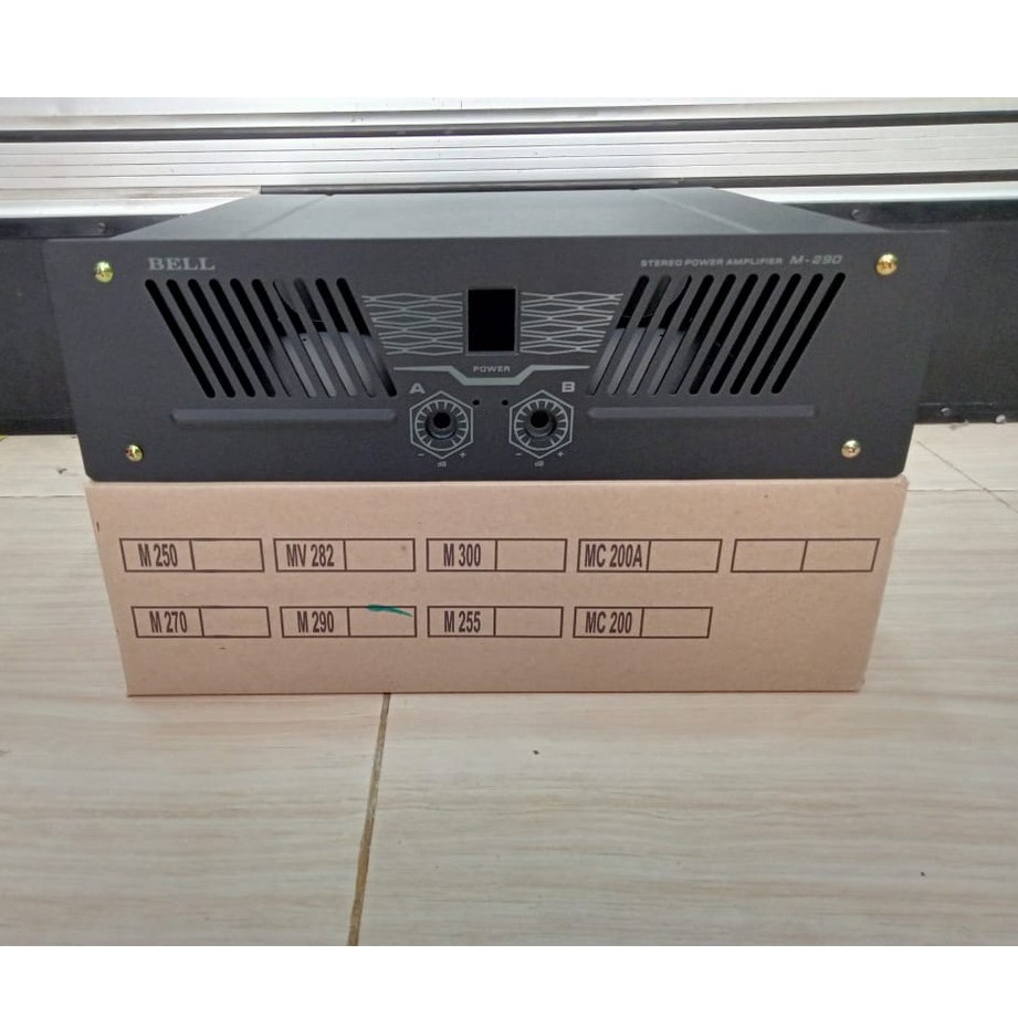 Jual BOX POWER AMPLIFIER BELL M290 Box power ampli bell M 290 | Shopee ...