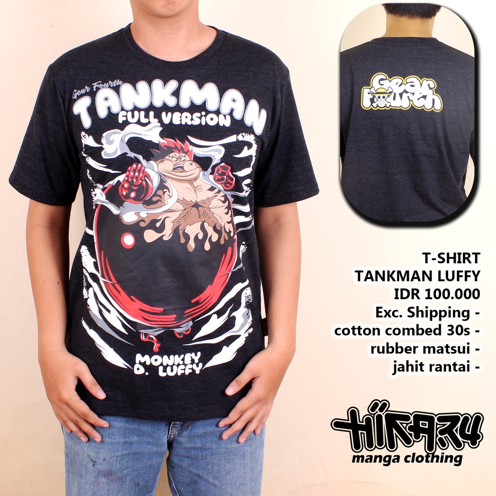 Jual T-SHIRT TANKMAN LUFFY - ONE PIECE | Shopee Indonesia