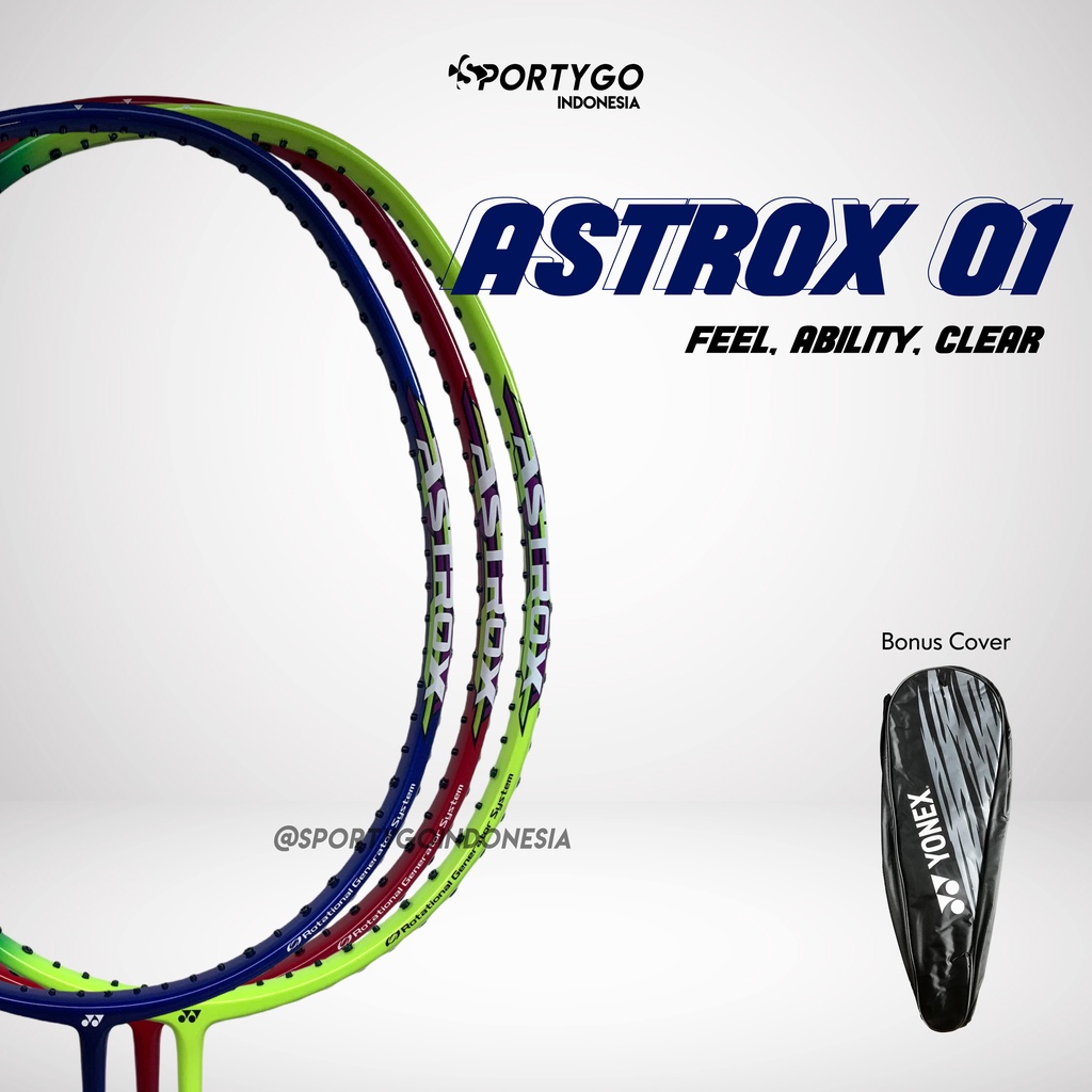 Jual Raket Badminton Yonex Astrox 01 Clear Feel Ability Original ...