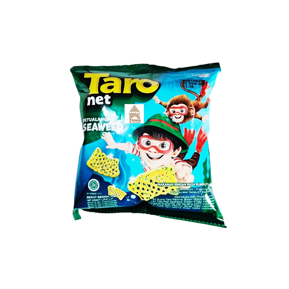 Jual Chiki TARO Net Potato BBQ / Seaweed 8 Gram Istana Cemilan | Shopee ...