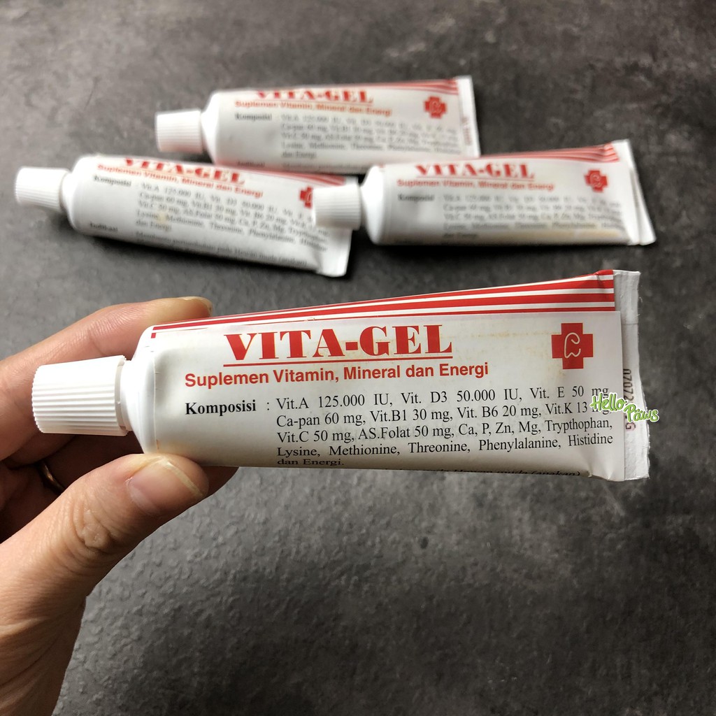Jual Vita Gel 50gr - Vitagel Vitamin Anjing Kucing Burung Hamster Iguana | Shopee Indonesia