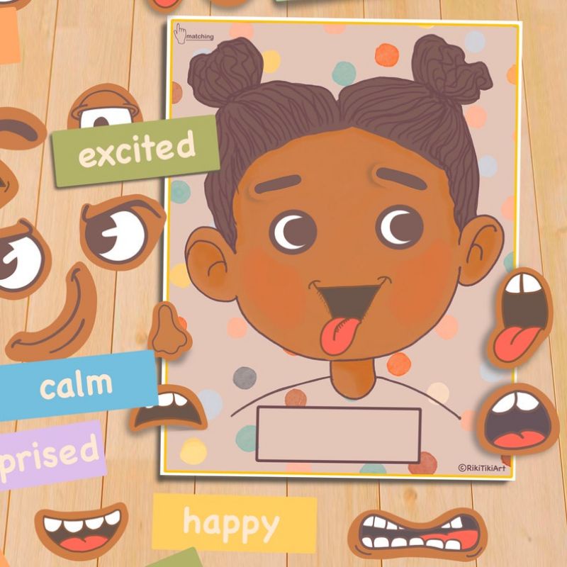 Jual Feeling Activity Card / Learning about Feeling for Toddler ...