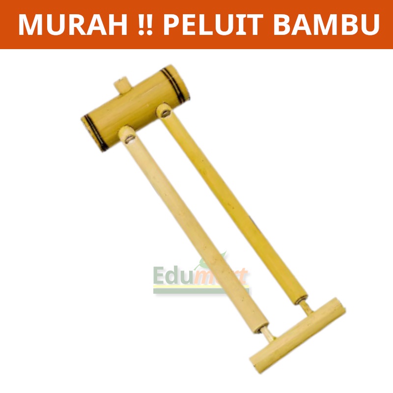 Jual Mainan Peluit Bambu Sempritan Model Ganda Dobel Dua Tabung Anak ...