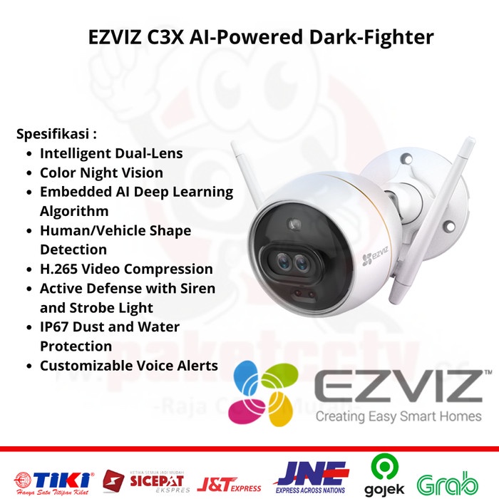Jual EZVIZ C3X AI-Powered Dark-Fighter | Shopee Indonesia Jual EZVIZ C3X AI-Powered Dark-Fighter | Shopee Indonesia